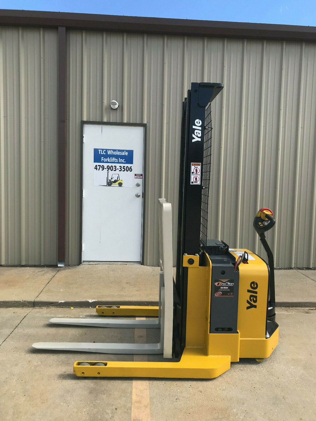 2008 Yale Walkie Stacker - Walk Behind Forklift - Straddle Lift - Only – TLC Wholesale Forklifts