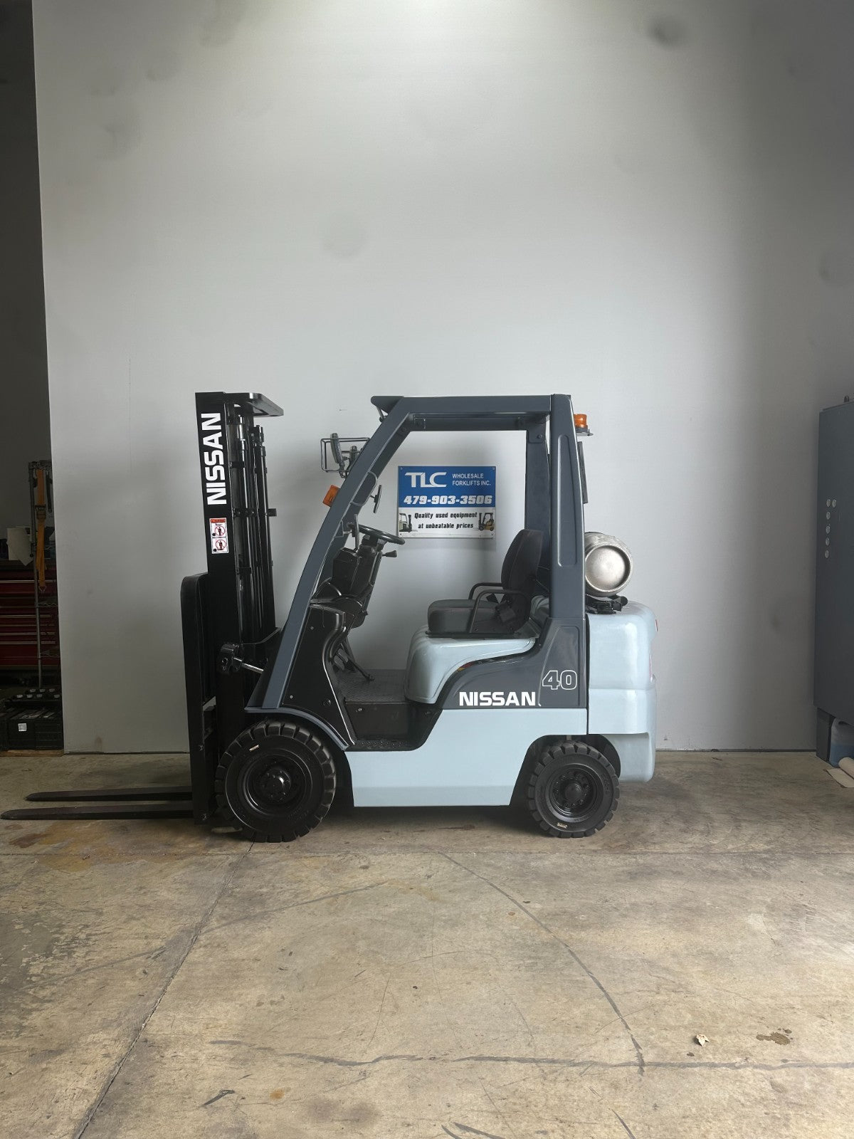 2010 Nissan Propane Forklift MP1F1A20LV Nice 4000lb lift – TLC ...