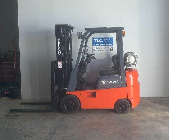 Toyota 7FGCU15 Propane Forklift - Triple 189" with Sideshift - Only 4 ...
